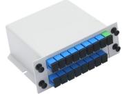 China 1×16 PLC Fiber Optic Splitter LGX Module with SC FC Connection for FTTH and PON Networks for sale