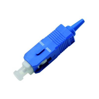 China SC 0.9mm Pre-polished Ferrule Field Assembly Fiber Optic Connector for Optical Patch Applications for sale