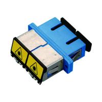 China SC DX Metal Avoid Fiber Optic Adapter with Flange Featuring ≤ 0.2dB Insertion Loss and Wide Operating Temperature Range for sale