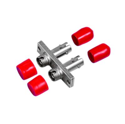 China FC-ST DX Hybrid Fiber Optic Adapter with ≤ 0.2dB Insertion Loss and Ceramic or Metal Sleeve for Wide Operating Temperature (-40 to +85℃) for sale