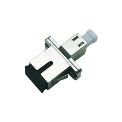 China SC-LC SX Hybrid Fiber Optic Adapter with ≤ 0.2dB Insertion Loss and Ceramic or Metal Sleeve for Wide Temperature Range for sale