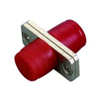 China FC SX Rectangle Flange Fiber Optic Adapter with ≤ 0.2dB Insertion Loss and Wide Operating Temperature for sale