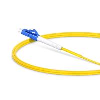 China LC UPC to LC UPC Simplex G.652.D Single Mode Fiber Optic Patch Cord with 2.0mm PVC Jacket for sale
