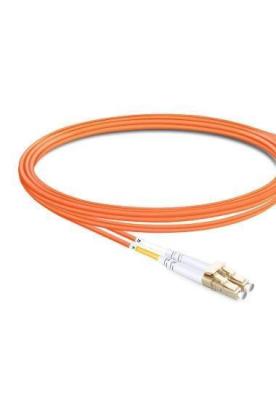 China OM3 Multimode Fiber Optic Patch Cord with LC/UPC Connectors and 2.0mm PVC Jacket for High-Speed Data Transmission for sale