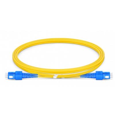 China SC UPC to SC UPC Duplex G.652.D Single Mode PVC 2.0mm Fiber Optic Patch Cord for High-Speed Data Transmission for sale