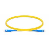 China SC UPC to SC UPC Simplex G.652.D Single Mode PVC 2.0mm Fiber Optic Patch Cord for sale