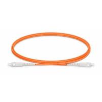 China SC UPC to SC UPC OM1 Multimode PVC 2.0mm Fiber Optic Patch Cord FOPC for Reliable Connectivity for sale