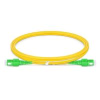 China SC APC to SC APC Duplex G.652.D Single Mode PVC 2.0mm Fiber Optic Patch Cord FOPC for sale