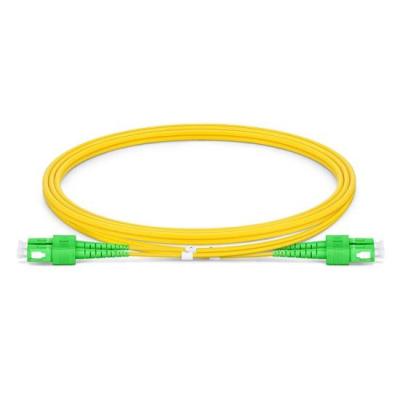 China SC APC to SC APC Duplex G.652.D Single Mode PVC 2.0mm Fiber Optic Patch Cord FOPC for sale