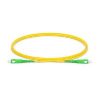 China SC APC to SC APC Simplex G.652.D Single Mode PVC 2.0mm Fiber Optic Patch Cord for sale