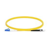 China LC UPC to ST UPC Simplex G.652.D Single Mode PVC 2.0mm Fiber Optic Patch Cord FOPC for sale