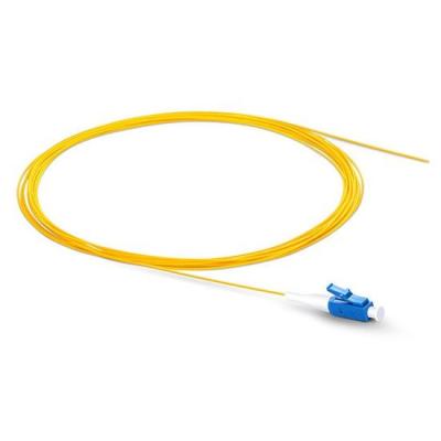 China LC UPC Fiber Optic Patch Cord with G.652.D Single Mode and 0.9mm PVC Jacket for Reliable Connectivity for sale