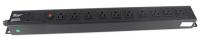 China 1.5U Thickness 10 Way Cabinet PDU with Overload Protection 125V 15A UL for sale