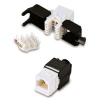 China Rj45 Female UTP Cat6 CAT5E Toolless Keystone Jack 750 Insertions for sale