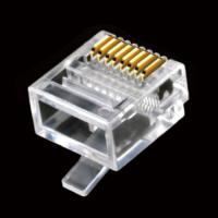 China ZC-MP88UFS(7246216) 8P/8C CAT5E Modular Plug Unshielded Flat Over for sale