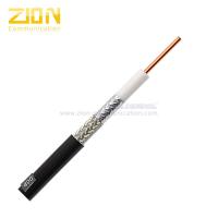 China Buy low loss 400 series rf coaxial cable with black polyethylene outdoor flooded weather-proof uv resistant jacket for sale