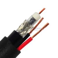 China HD80+2×1.00 Coaxial Cable CCTV HD80 Siamese 2C×1.00mm CCA Power Cable OEM for sale