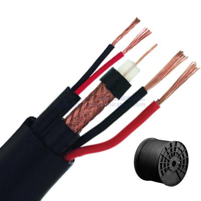 China PTZ 80+2×1.00+2×0.22 OEM ODM PTZ 80 Coaxial Power Hybrid Cable for sale