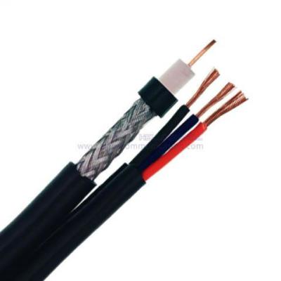 China 40% 3X26 AWG CCTV Cable RG59+2C Cctv Coaxial Cable For Voice Communication BC/CCS for sale