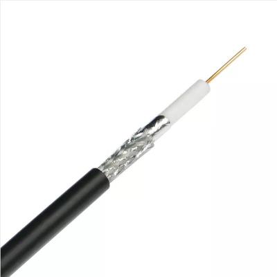 China SAT 703 B Inner Conductor Copper CuSn braid wire 45% coverage Coax Cable 75 Ohm CATV Coaxial Cable for sale