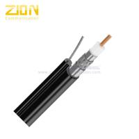 China Rg11 Cable 60% Tri- Shield, PE Jacket, Galvanized Steel Wire Messenger for Aerial Distribution Line in CATV for sale