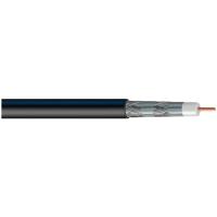 China RG11 Q 14AWG CCS Bonded Aluminum PET Aluminum braid wire  PVC CMP Jacket 75 Ohm CATV coaxial Cable for sale