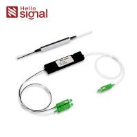 China 3 Ports 1310/1490/1550nm Filter Wavelength Division Multiplexer with Low Insertion Loss High Channel Isolation and Epoxy Free Optical Path for sale