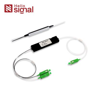 China 3 Ports 1310/1490/1550nm Filter Wavelength Division Multiplexer with Low Insertion Loss High Channel Isolation and Epoxy Free Optical Path for sale