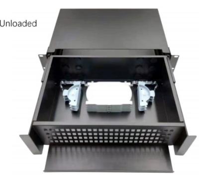 China 3U 19inch Empty Slide Rail Rack Mount Fiber Optic Patch Panel with CRS Cold Rolled Steel Construction for sale