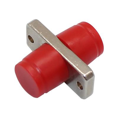 China FC SX Rectangle Flange Fiber Optic Adapter with Ceramic or Metal Sleeve for Wide Temperature Range (-40 to +85℃) for sale