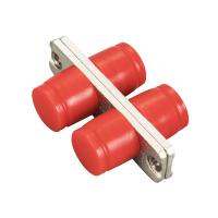 China FC DX Fiber Optic Adapter with Rectangle Flange Ceramic or Metal Sleeve for Wide Temperature Range for sale