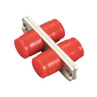China FC DX Fiber Optic Adapter with Rectangle Flange Ceramic or Metal Sleeve for Wide Temperature Range for sale