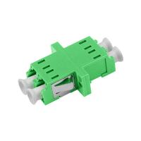 China LC APC DX Welding Symmetry-type Fiber Optic Adapter with Flange ≤ 0.2dB Alternating Loss Ceramic or Metal Sleeve for sale
