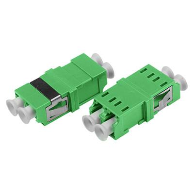 China LC APC DX Welding Symmetry-type Fiber Optic Adapter Without Flange and ≤ 0.2dB Alternating Loss for sale