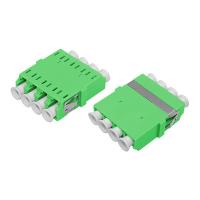 China LC APC QUAD Fiber Optic Adapter with ≤ 0.2dB Alternating Loss, Ceramic or Metal Sleeve, and Wide Operating Temperature (-40 to +85℃) for sale