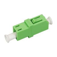 China LC APC Fiber Optic Adapter with ≤ 0.2dB Alternating Loss and Ceramic or Metal Sleeve for Wide Temperature Range for sale