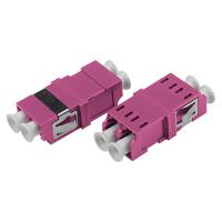 China LC OM4 DX Welding Symmetry-type Adapter Without Flange for sale