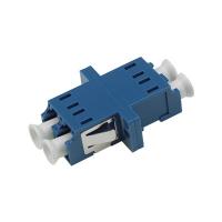 China LC UPC DX Welding Symmetry-type Fiber Optic Adapter with Flange and Ceramic or Metal Sleeve for ≤ 0.2dB Alternating Loss for sale