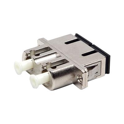China SC-LC DX Hybrid Fiber Optic Adapter Coupler with Ceramic or Metal Sleeve for Wide Temperature Range (-40 to +85℃) for sale
