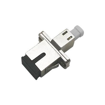 China SC-LC Hybrid Fiber Optic Adapter Coupler with Ceramic or Metal Sleeve for Wide Temperature Range (-40 to +85℃) for sale