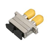 China SC-ST DX Hybrid Fiber Optic Adapter Coupler with Ceramic or Metal Sleeve for Wide Temperature Range (-40 to +85℃) for sale