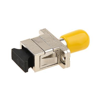 China SC-ST SX Hybrid Fiber Optic Adapter Coupler with Ceramic or Metal Sleeve for Wide Temperature Range and Low Insertion Loss for sale