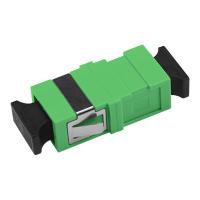 China SC APC SX Welding Fiber Optic Adapter Without Flange Featuring Ceramic or Metal Sleeve for sale