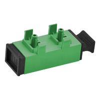 China SC APC With Legs Fiber Optic Adapter Coupler with Ceramic Sleeve for Low Insertion Loss for sale
