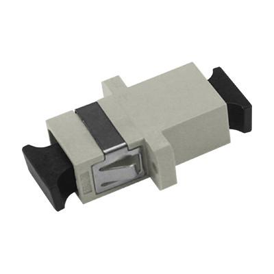 China SC MM SX Fiber Optic Adapter with Flange and Ceramic or Metal Sleeve for ≤ 0.2dB Alternating Loss and Wide Operating Temperature for sale