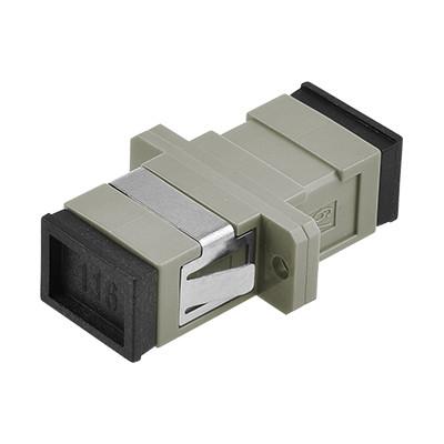 China SC MM SX Welding Fiber Optic Adapter with Ceramic Sleeve and Low Insertion Loss for Wide Operating Temperature for sale