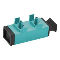 China SC OM3 With Legs Fiber Optic Adapter Coupler with ≤ 0.2dB Alternating Loss Ceramic or Metal Sleeve and Wide Operating Temperature for sale