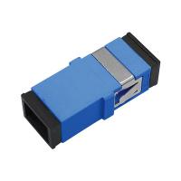China SC UPC SX Fiber Optic Adapter Without Flange with Metal or Plastic Frame and Ceramic or Metal Sleeve for sale