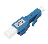China LC UPC Female to LC UPC Male Plug-In Fixed Fiber Optical Attenuator with 1-25dB Attenuation and Low Insertion Loss for sale