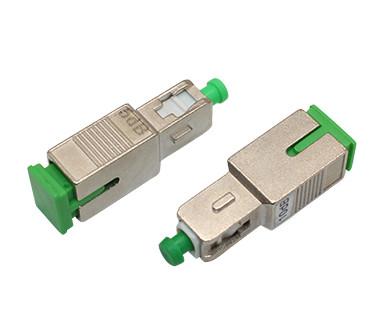 China SC APC Female to SC APC Male Plug-In Fixed Fiber Optic Attenuator 1-25dB for Precise Signal Control for sale